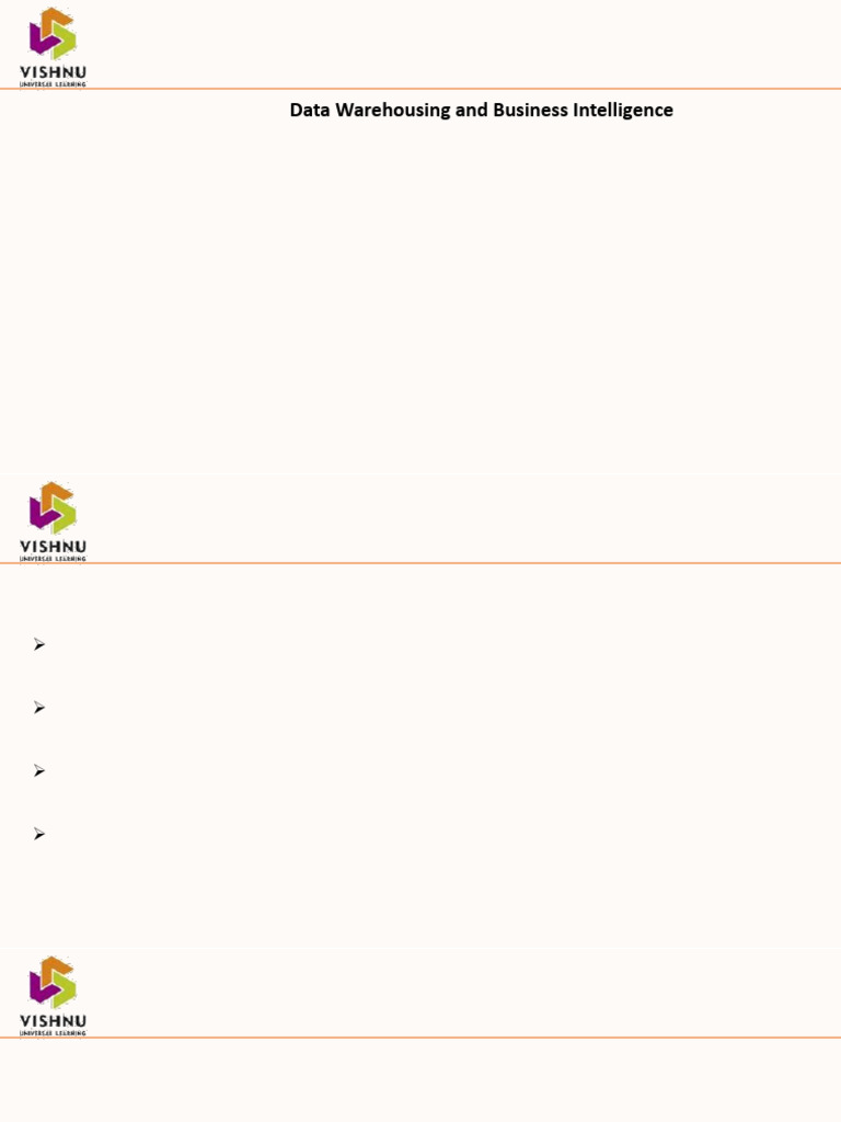 Data Warehousing p1 | PDF