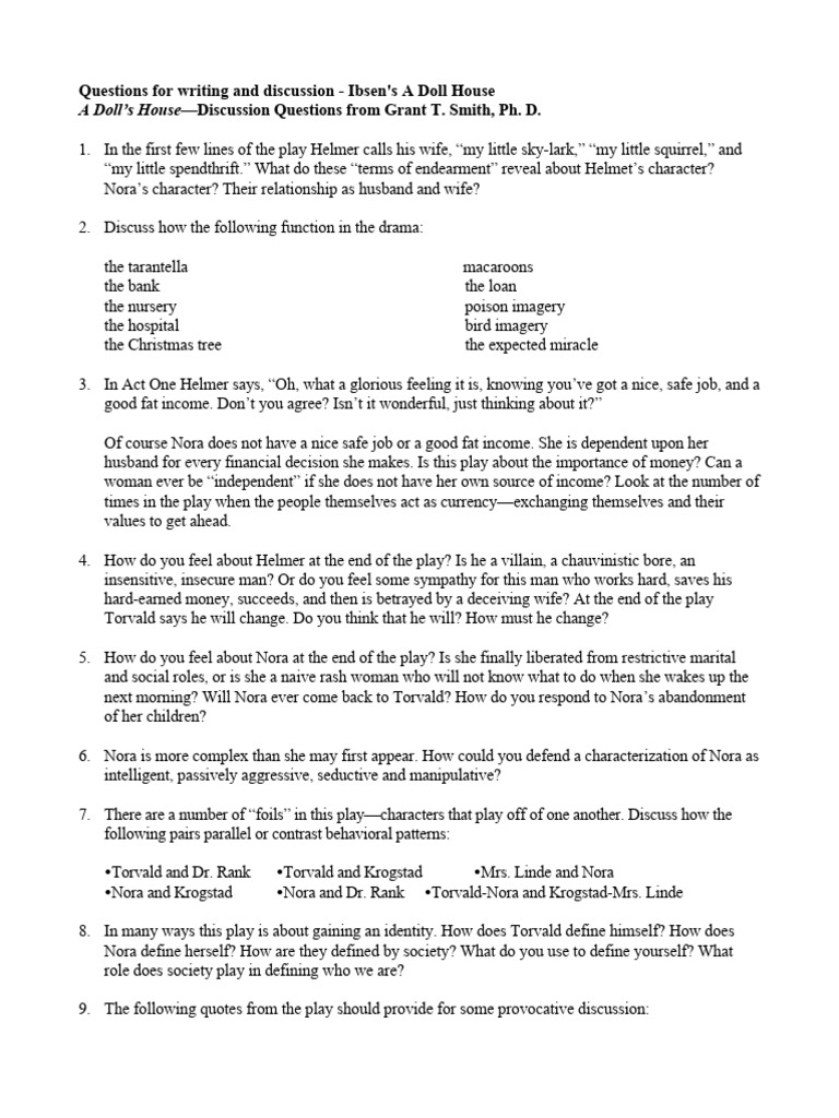 Questions For Writing and Discussion - Compress | PDF