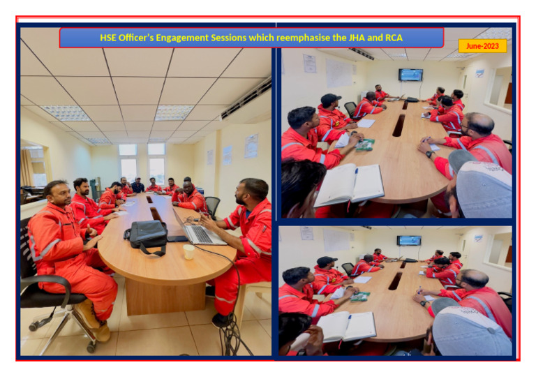 HSE Officer's Engagement Sessions | PDF