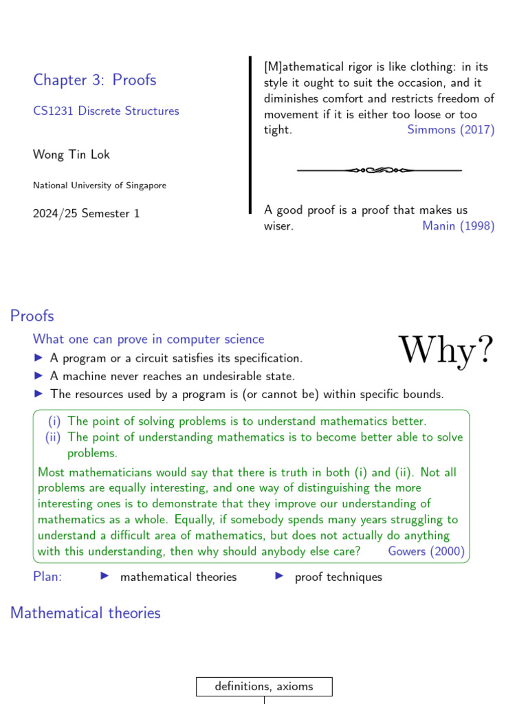 3 Proofs Slides | PDF