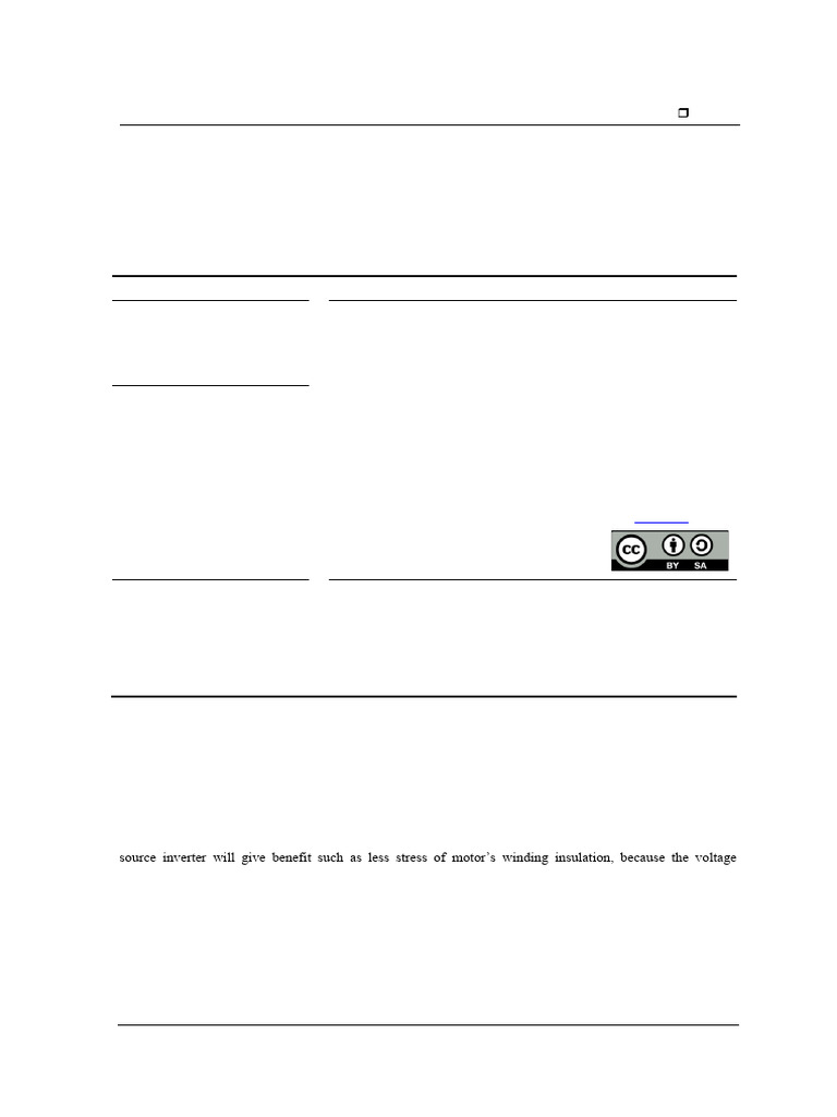 Improving Output Current Of Inductor Cell Based Five Level Csi Using Hysteresis Current