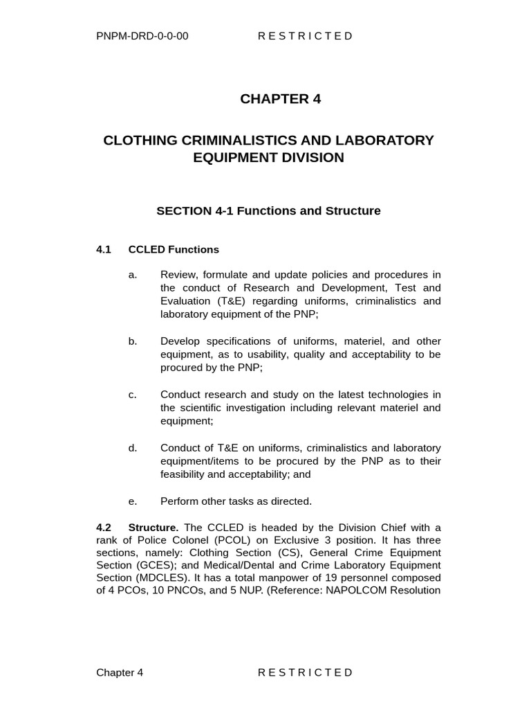 DRD Aom Chapter 4 Ccled | PDF