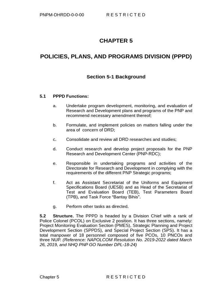 DRD Aom Chapter 5 PPPD | PDF