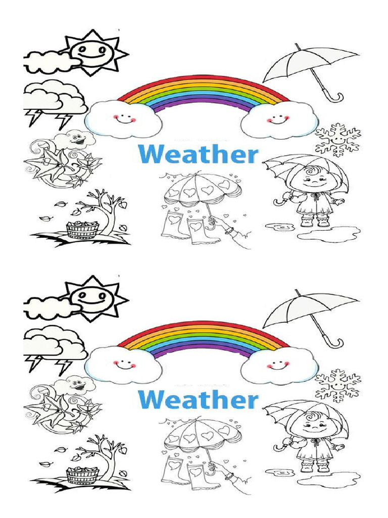 Coloring Weather | PDF