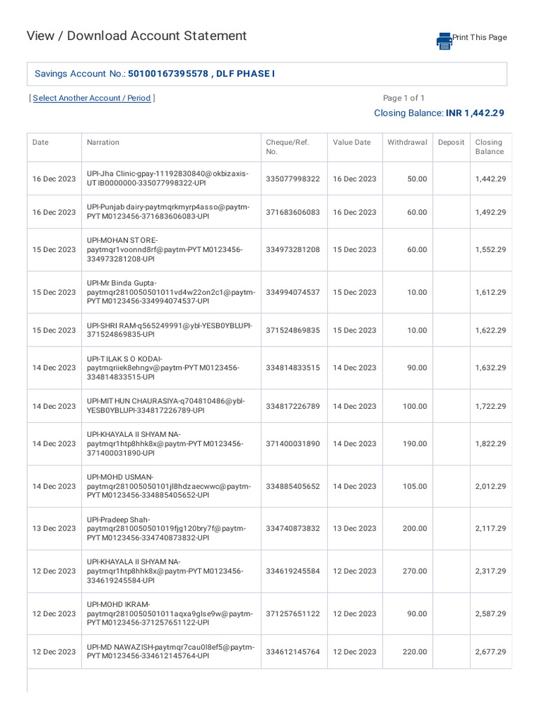 Welcome To HDFC Bank NetBanking | PDF