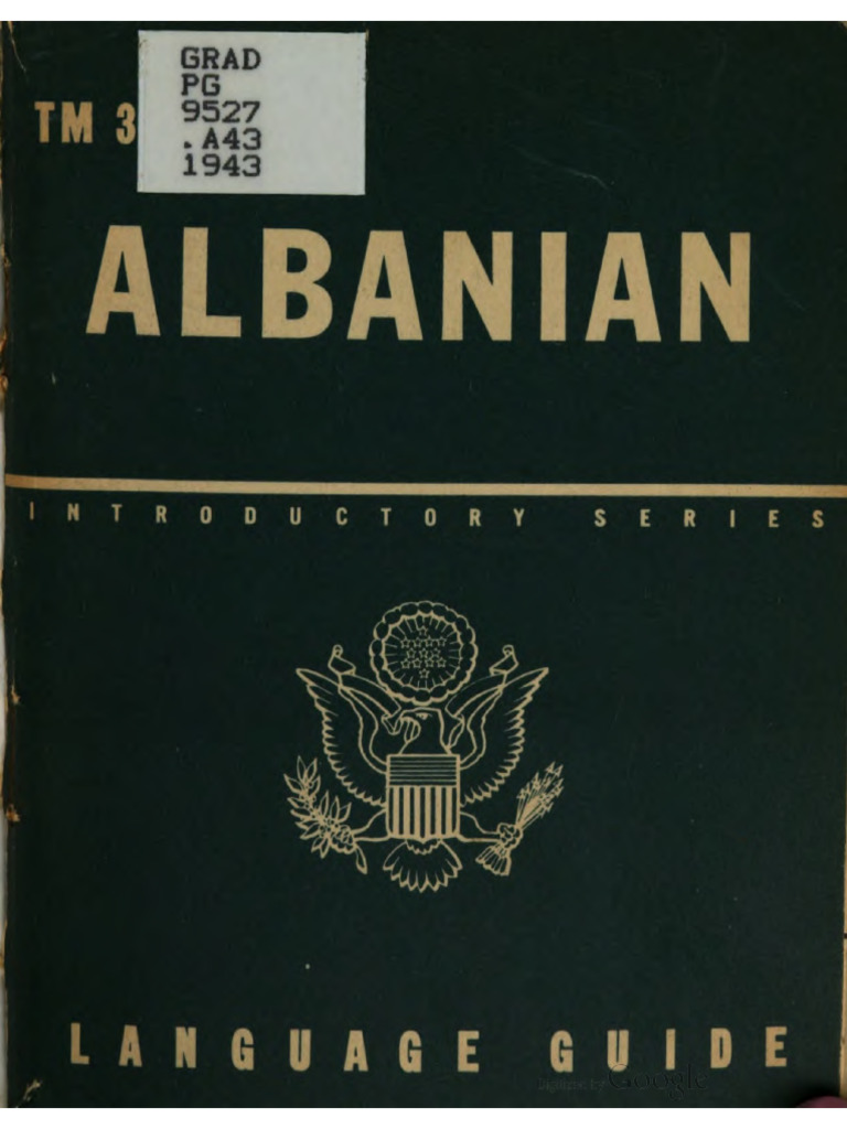 Albanian A Guide To The Spoken Language | PDF