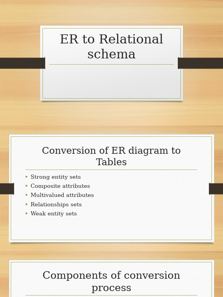 ER To Relational Model | PDF
