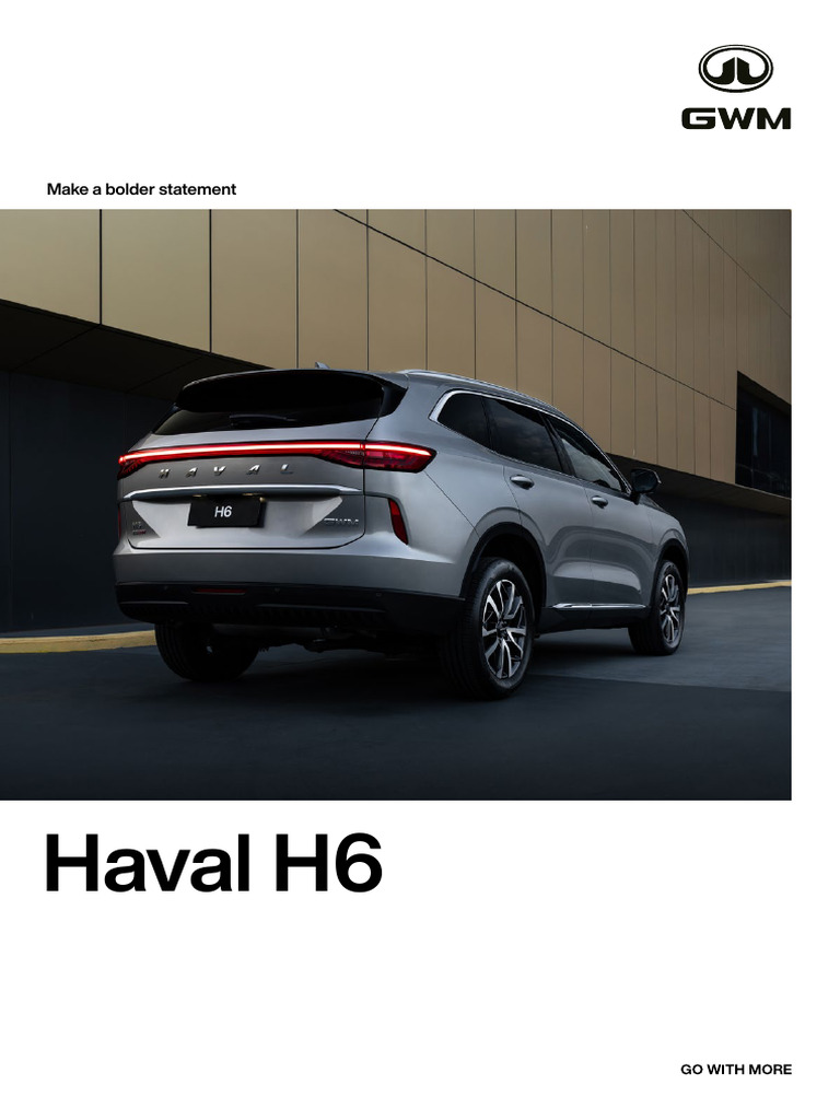 GWM H6 Brochure AU Web | PDF | Hybrid Vehicle | Steering