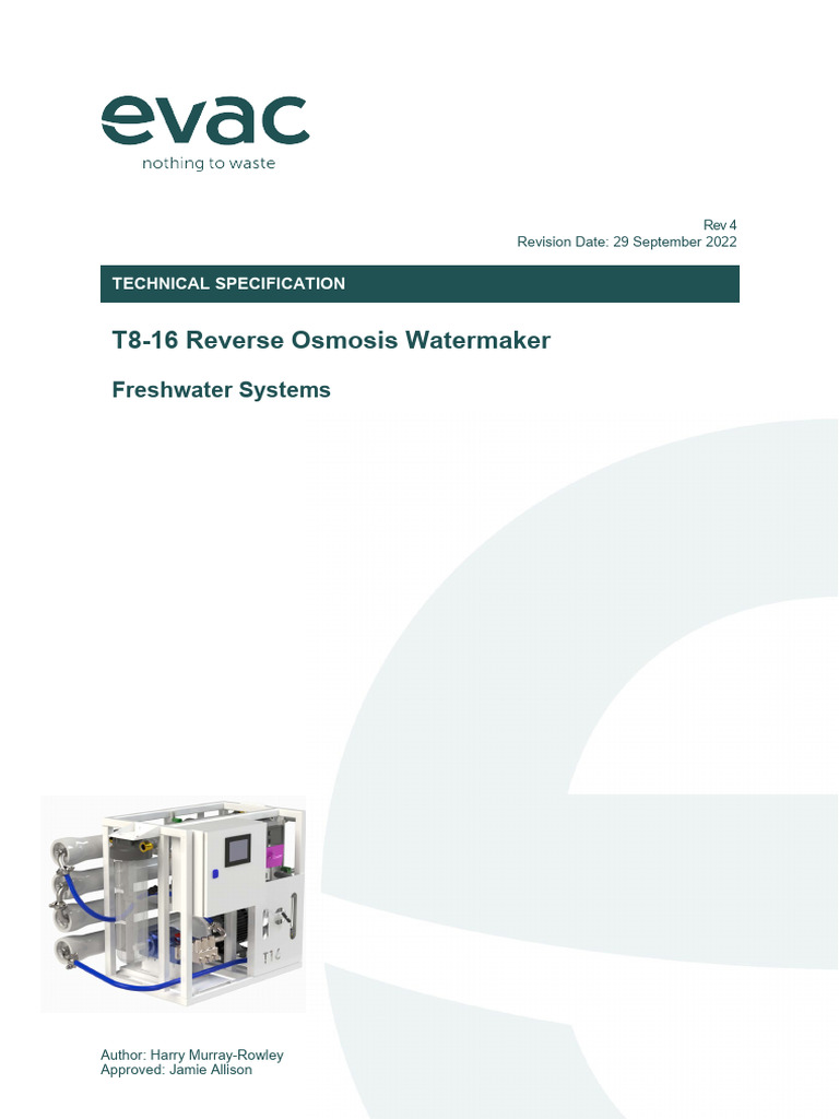 T8-16 Technical Specification (Rev4) | PDF