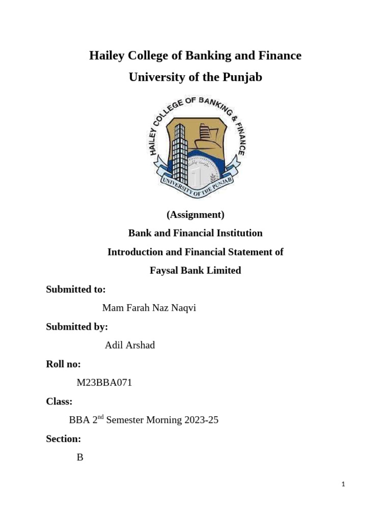 Faysal Bank | PDF | Banks | Islamic Banking And Finance