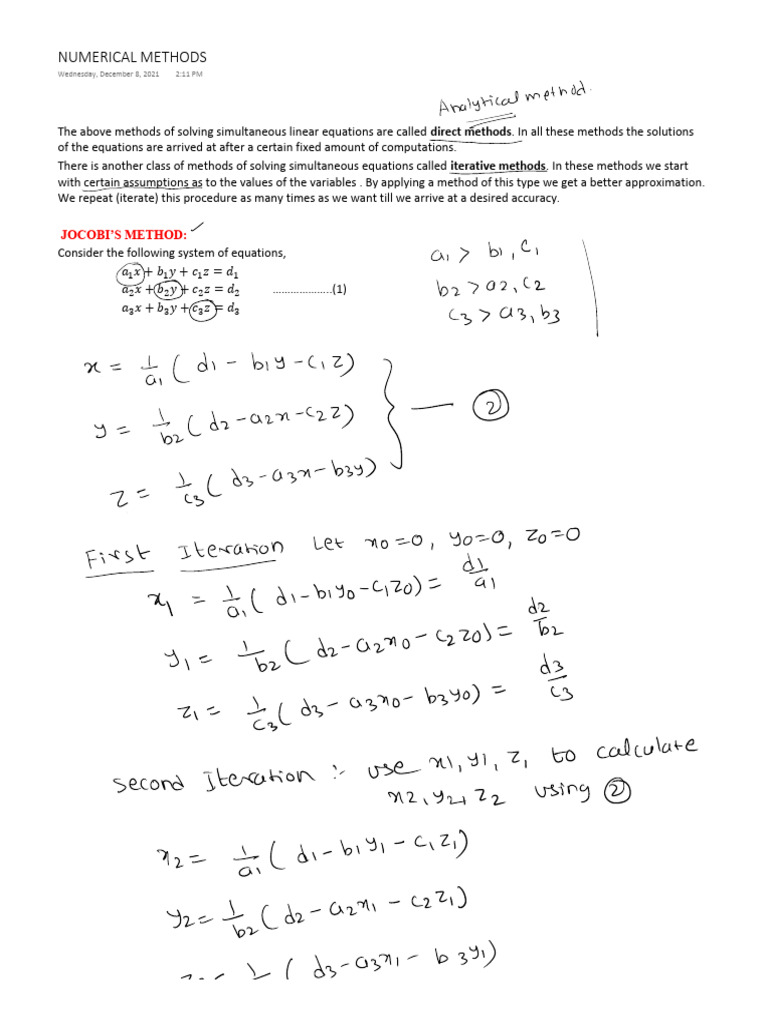 6.NUMERICAL METHODS | PDF