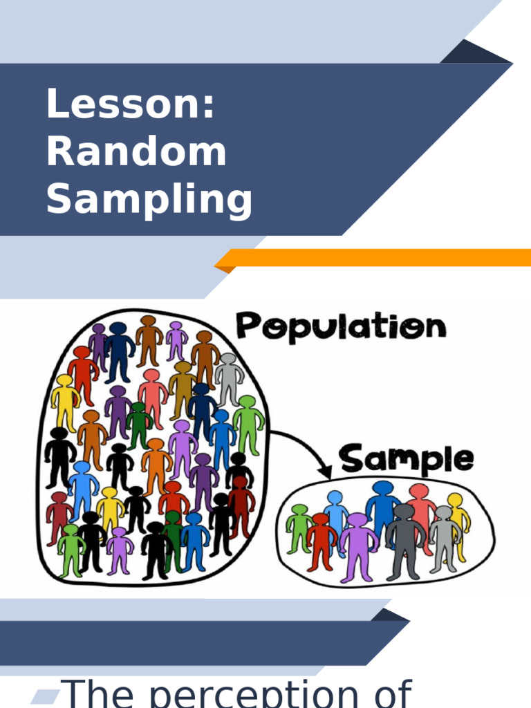 Stat Q1W5 Random Sampling | PDF
