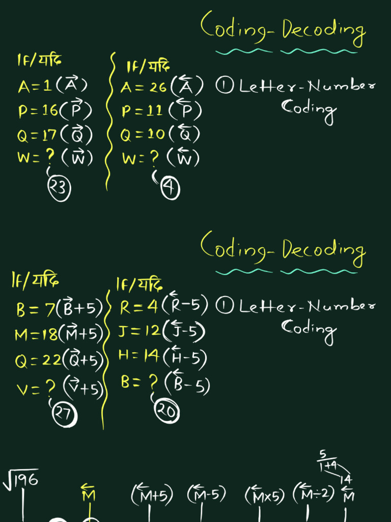 zCskXg85 Coding Decoding PDF | PDF