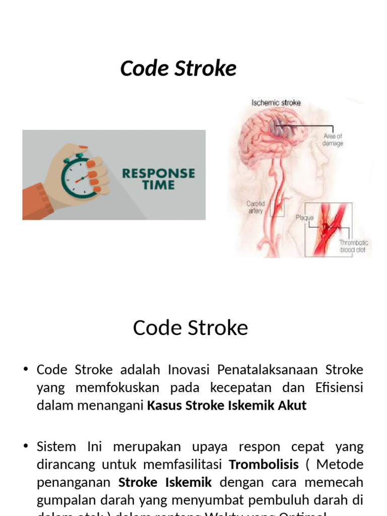 Presentasi Code Stroke | PDF