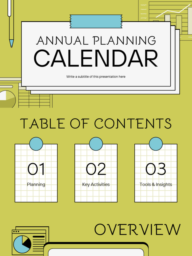Copia de Modern Illustrative Annual Planning Calendar | PDF