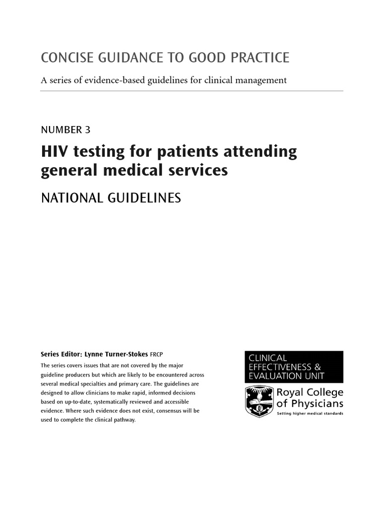 HIVguidelines | PDF
