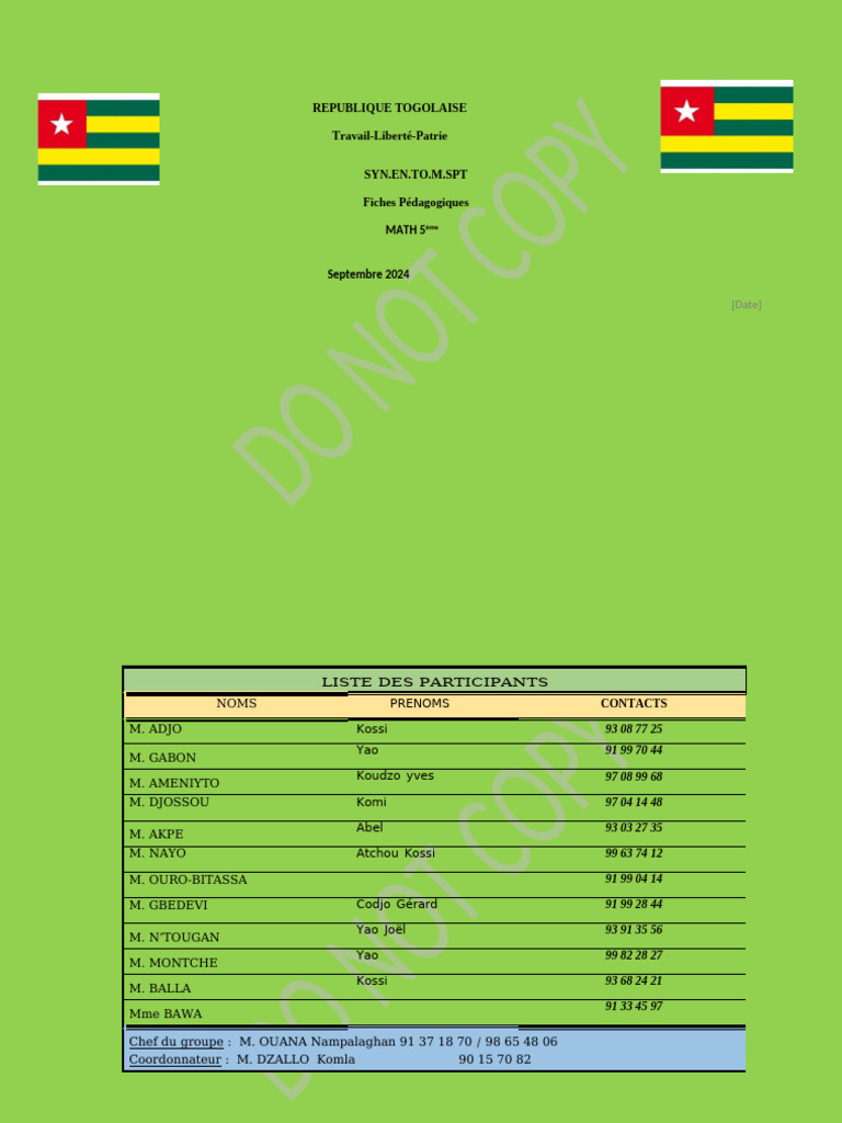 SYN - EN.TO - MATH 5ème | PDF