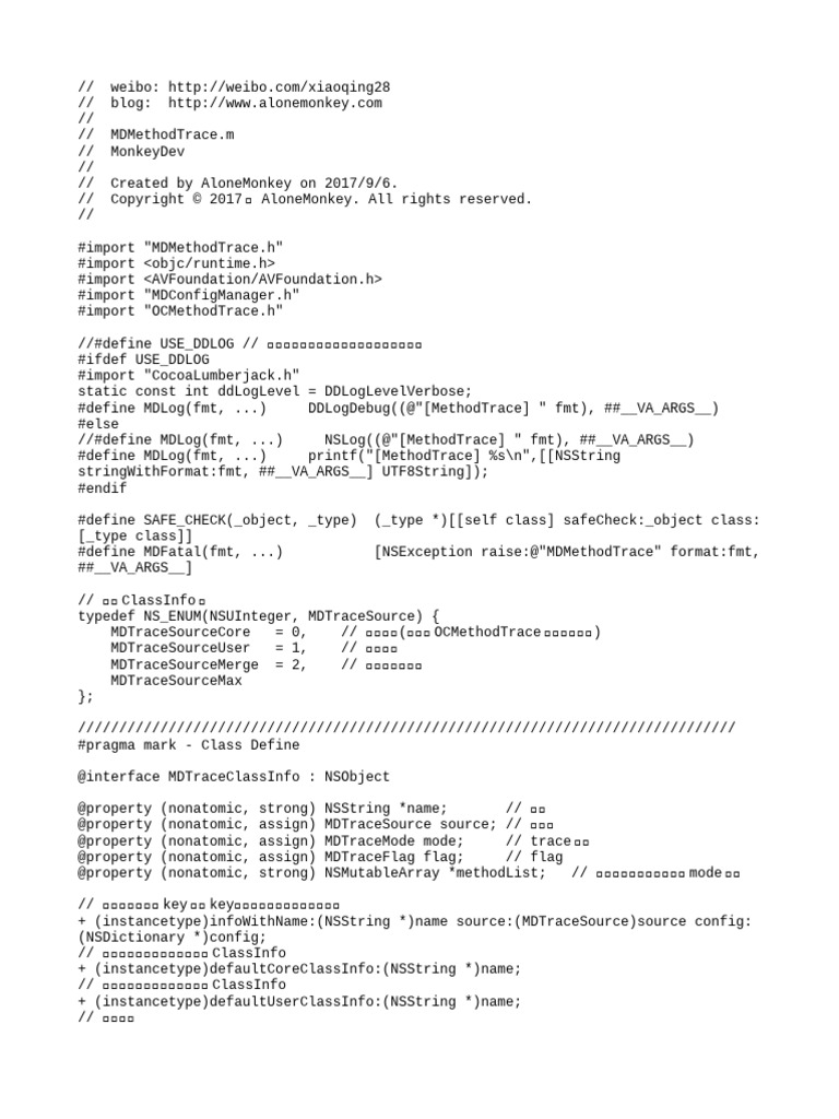 MD Method Trace 1 | PDF