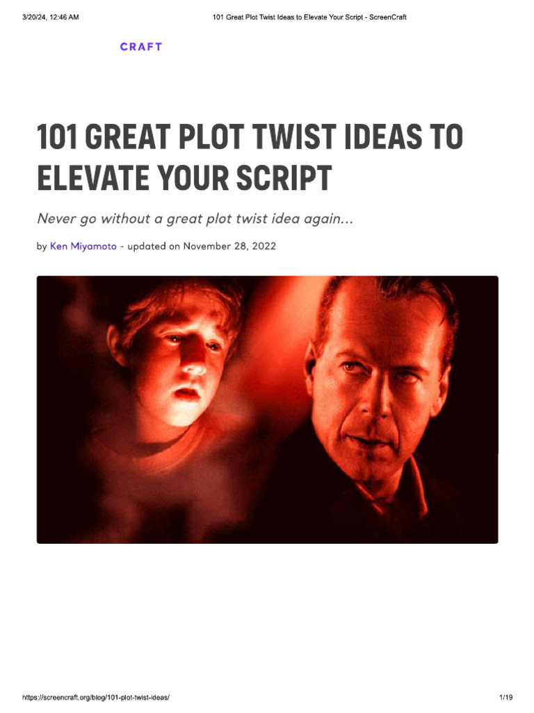 101 Plot Twists | PDF