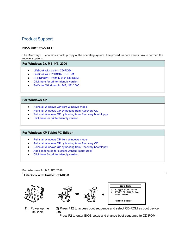 Recovery Process | PDF | Booting | Floppy Disk