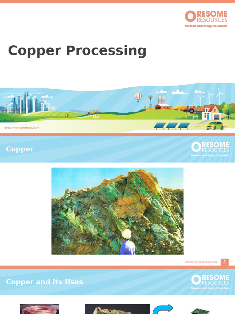 PowerPoint Copper Processing 1 | PDF | Smelting | Chemistry