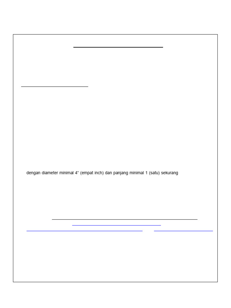 (External) Pengumuman Tender Terbuka | PDF
