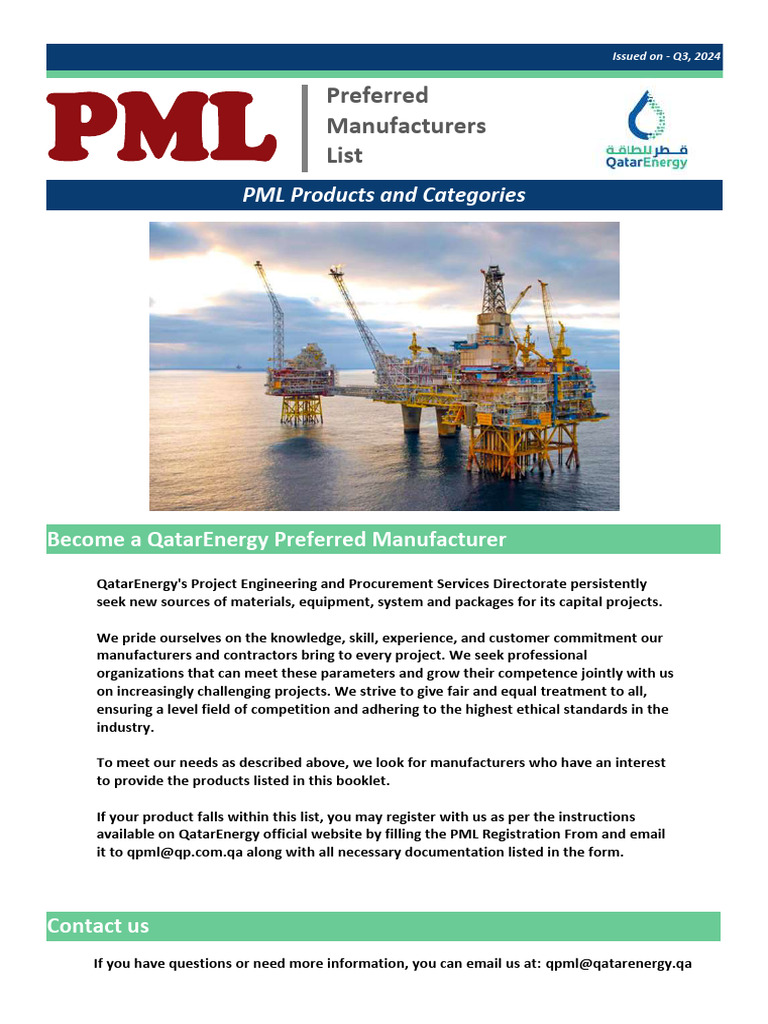 PML Products Catalog | PDF