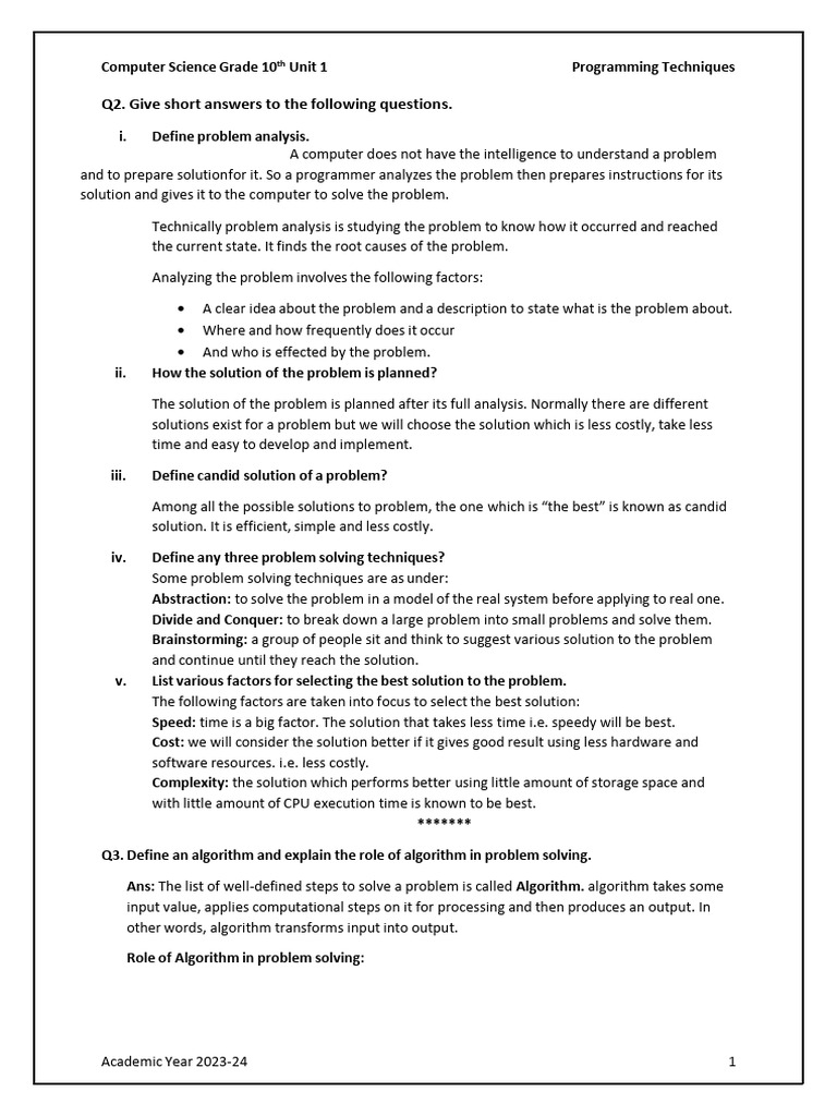 CS Notes For Me | PDF