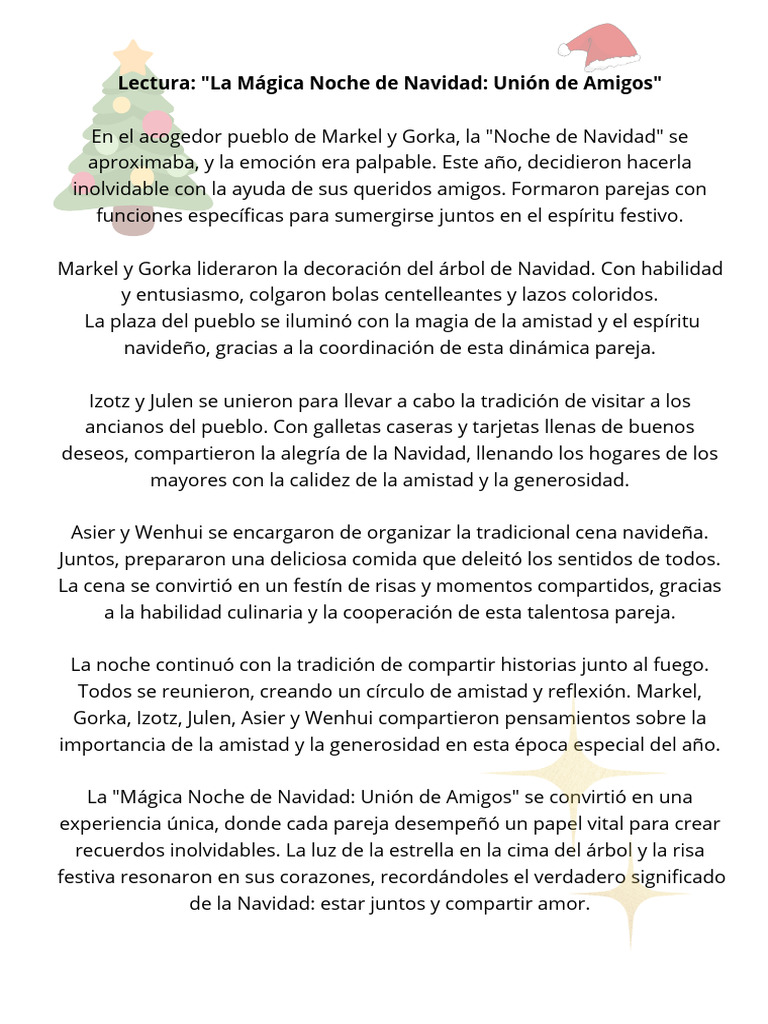Mágica Noche de Navidad y Amistad | PDF | Navidad