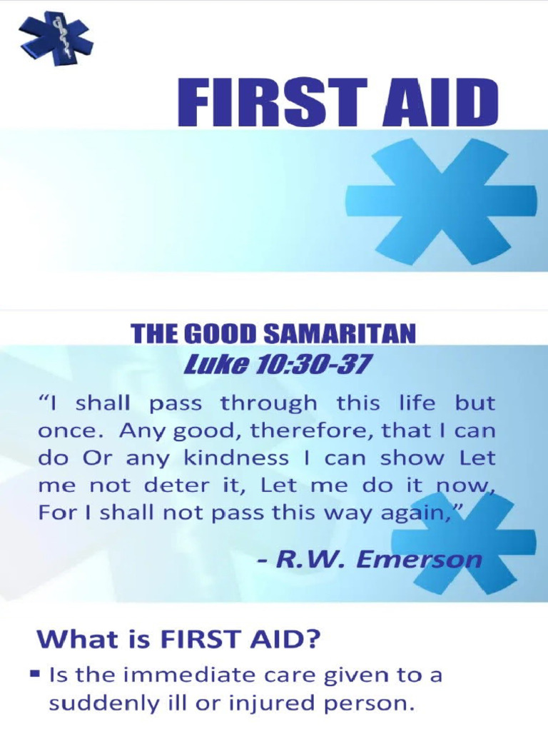 FIRST AID ROLE AND CPR | PDF