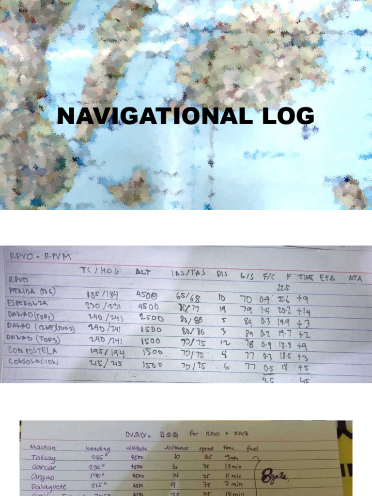 Nav Log | PDF