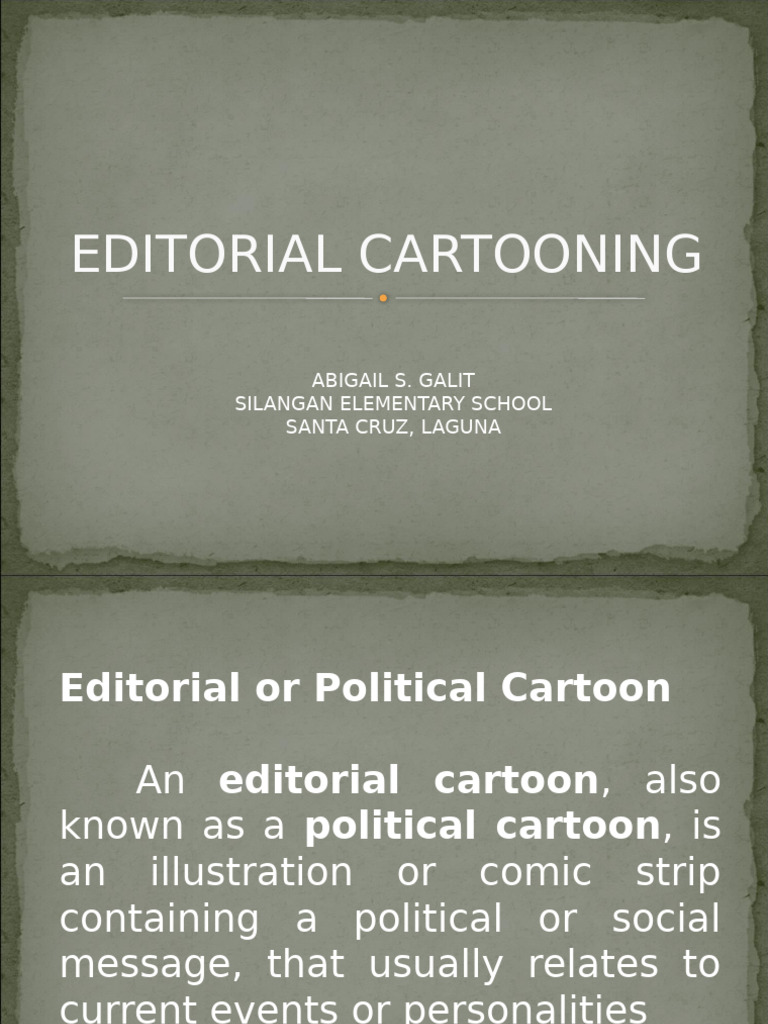 Editorial Cartooning | PDF
