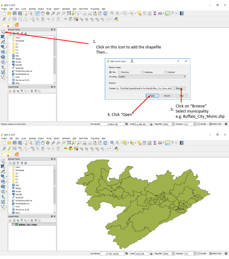 Opening SHP File in QGIS | PDF | Politics | Computers
