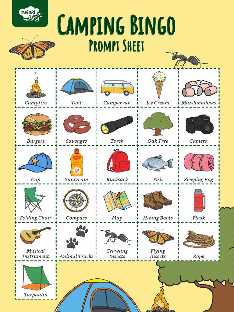 Camping-bingo-game | PDF
