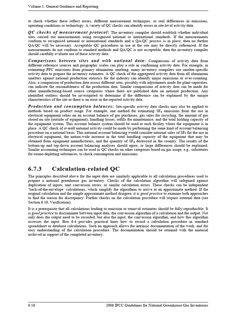 IPPC - QA - QC GHG Inventory-16-31 | PDF