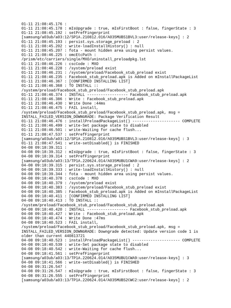 Preload Installer | PDF