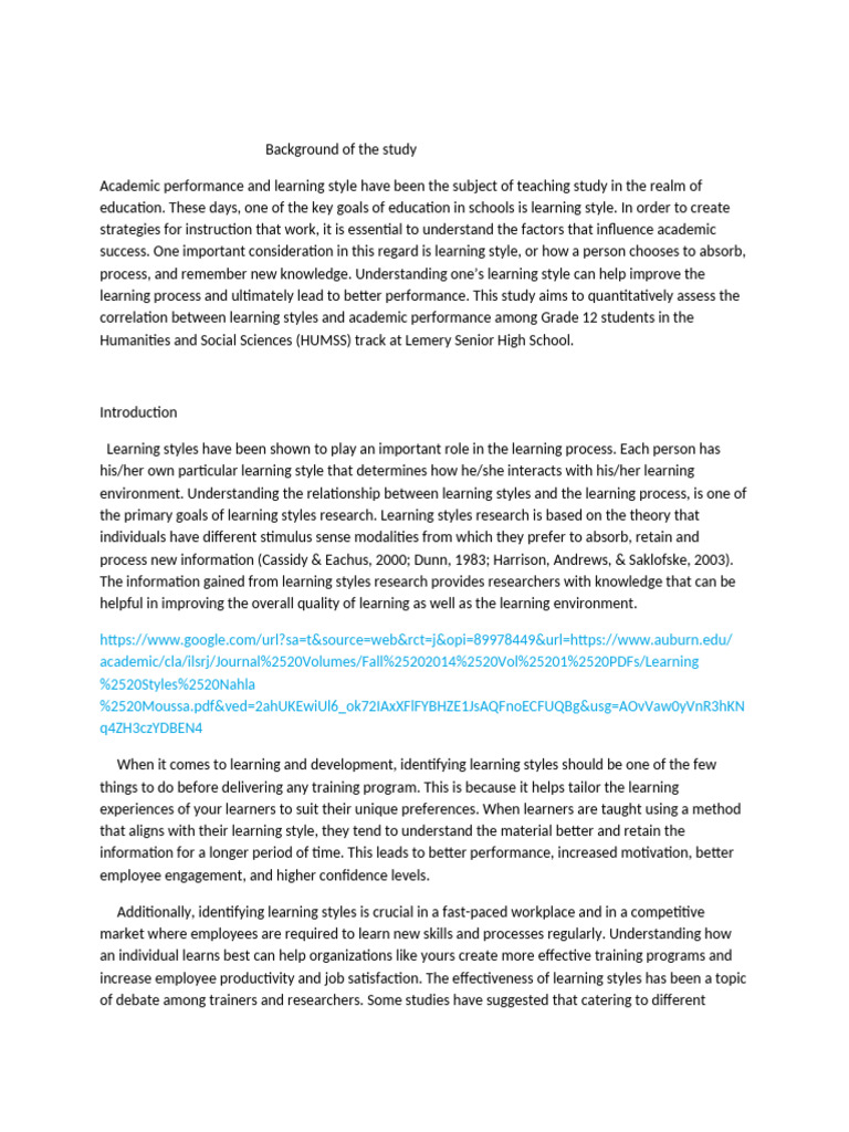 Introduction and SOP | PDF