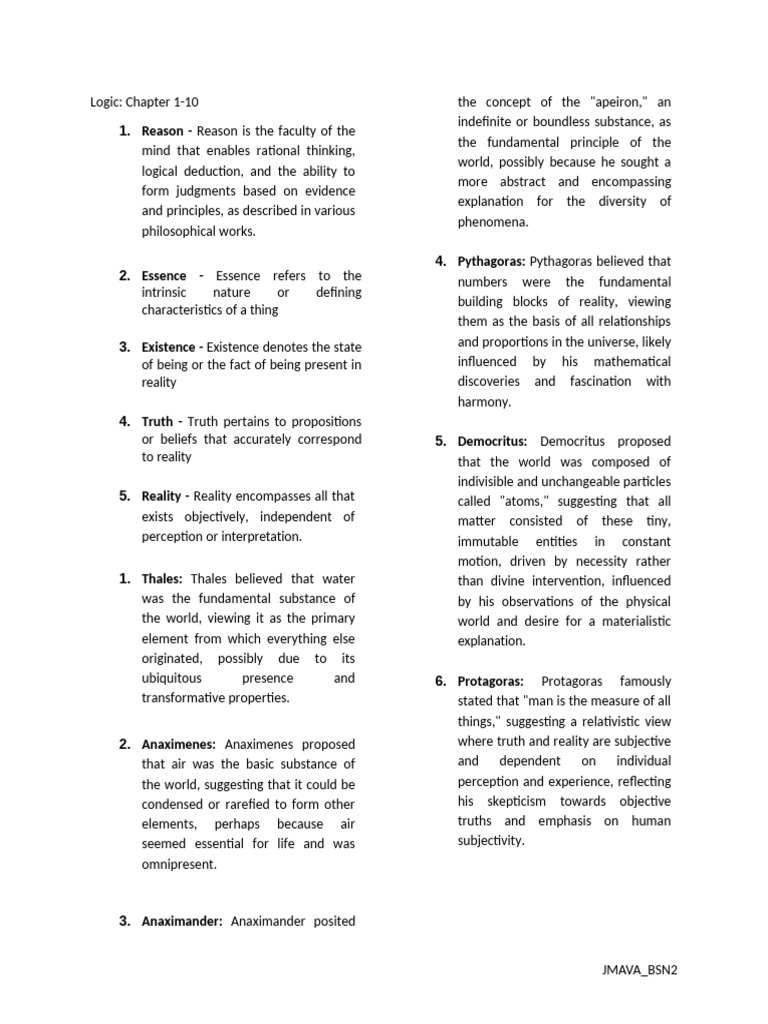 Logic Prelims Exam Reviewer | PDF