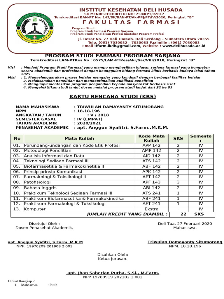 Triwulan - KRS 4 | PDF