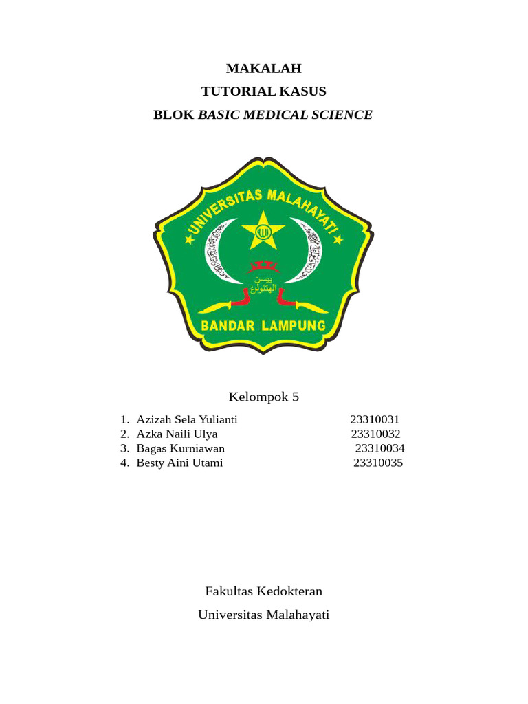 Tutorial Kasus Blok BMS KLP 5 | PDF