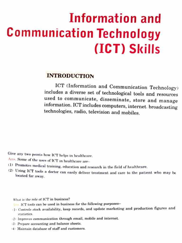 ICT | PDF