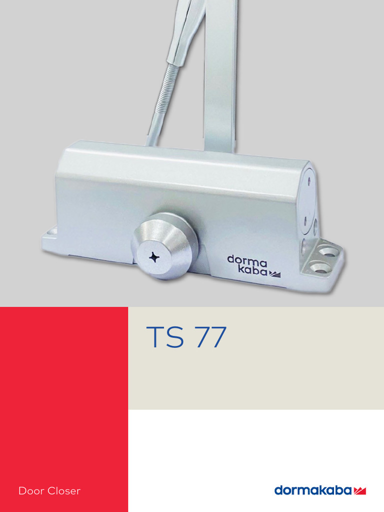 Dorma TS-77 PDF | PDF