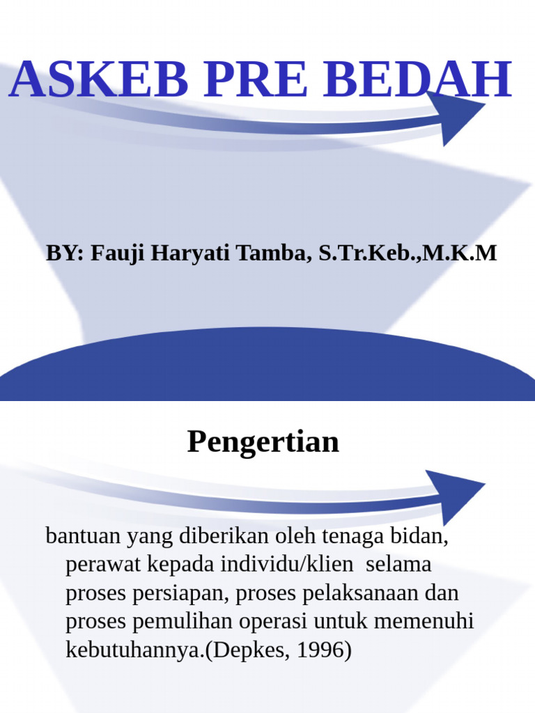 13.askeb Pre Bedah | PDF