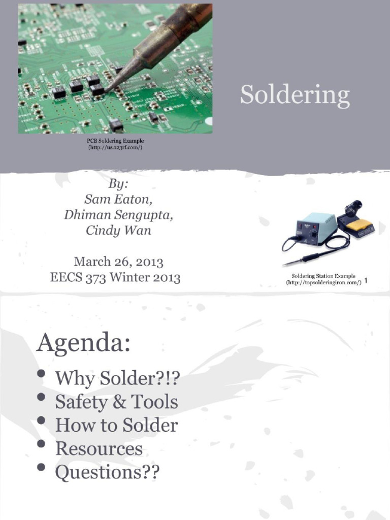 Soldering 1 | PDF