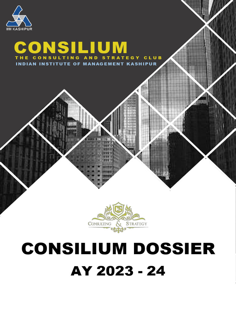 Consilium Dossier_AY24-25 | PDF
