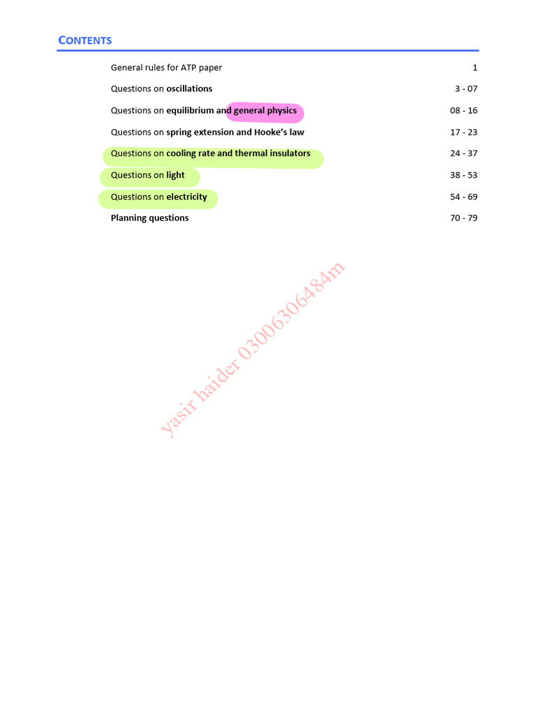 Solved ATP Paper Workbook | PDF