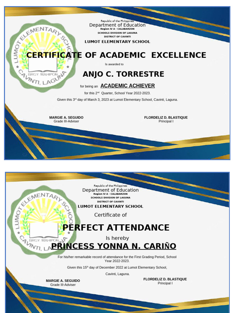 Certificate of Achiever | PDF