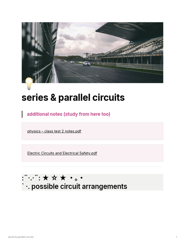 Series Parallel Circuits | PDF