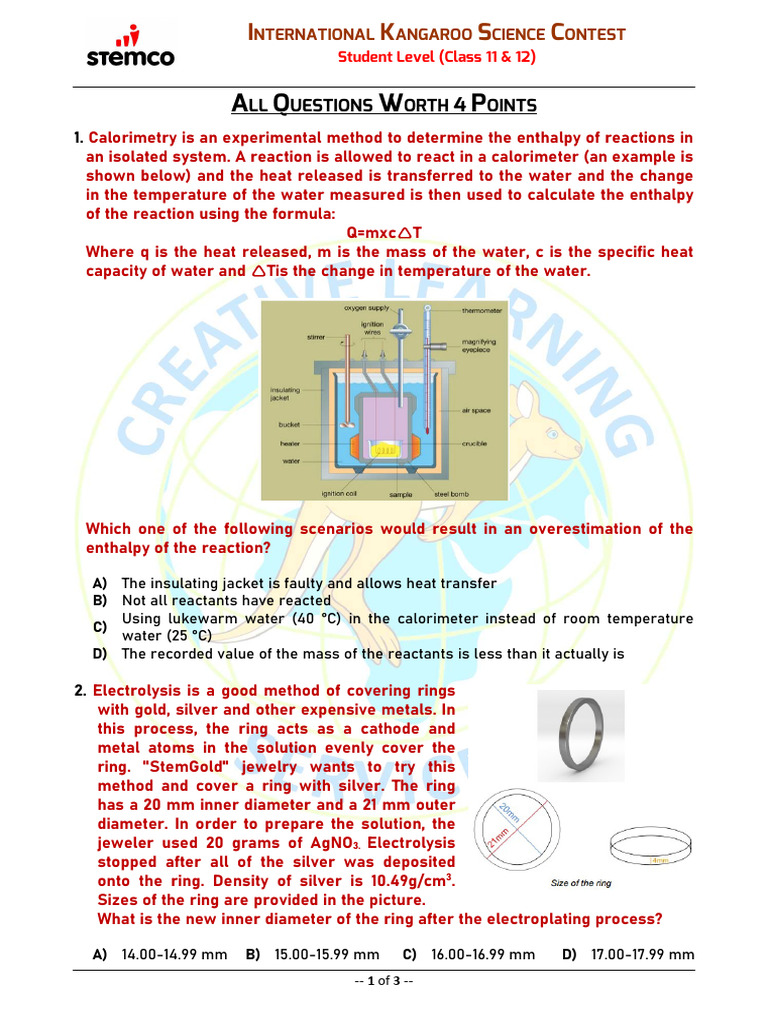 0 Student IKSC Sample | PDF