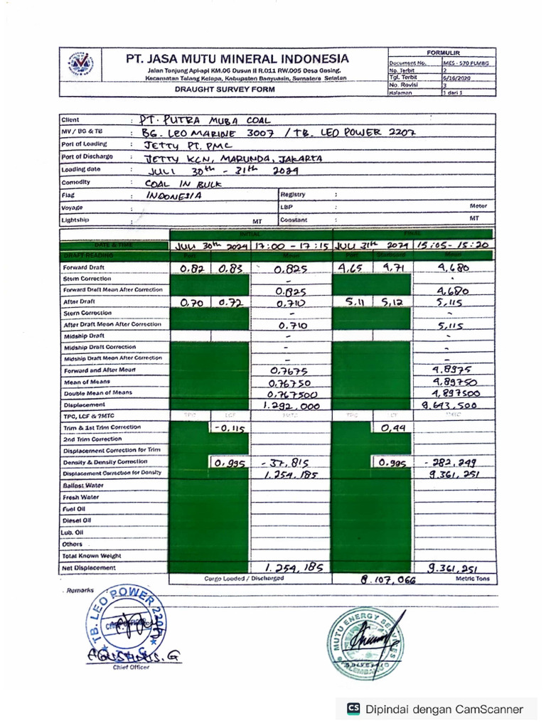 PMC - BG - Leo Marine 3007 - TB - LP 2207 | PDF